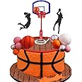 Amazon.com: 13PCS Basketball Cake Topper Basketball Birthday Decoration ...