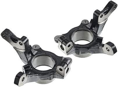 Amazon.com: Set of 2 Front Steering Knuckle Compatible with Mitsubishi ...