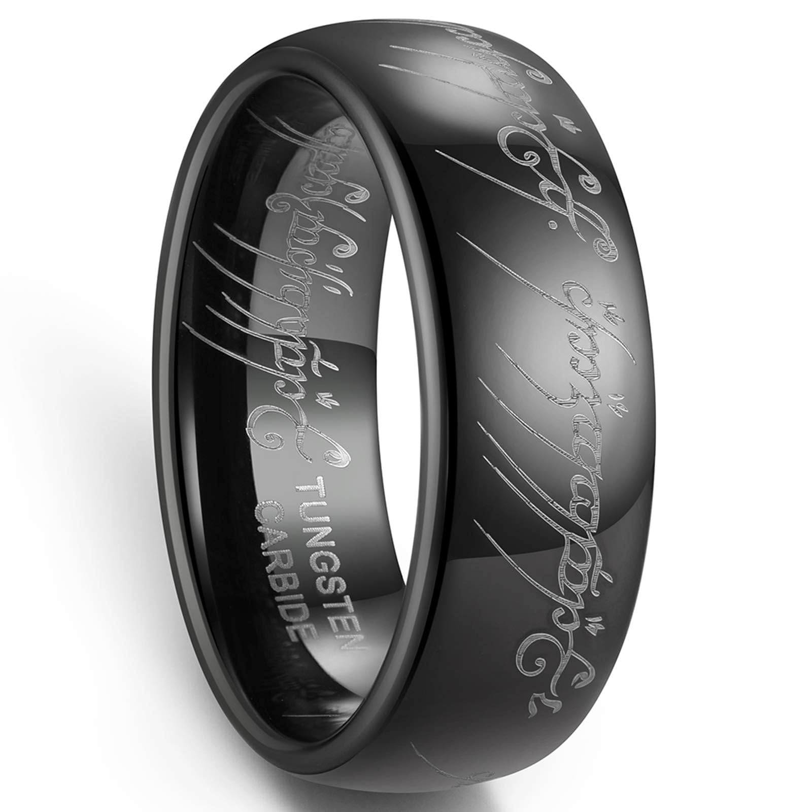 Mua Zoesky 8mm One Ring for Men Black Lord of The Rings Magic Ring ...