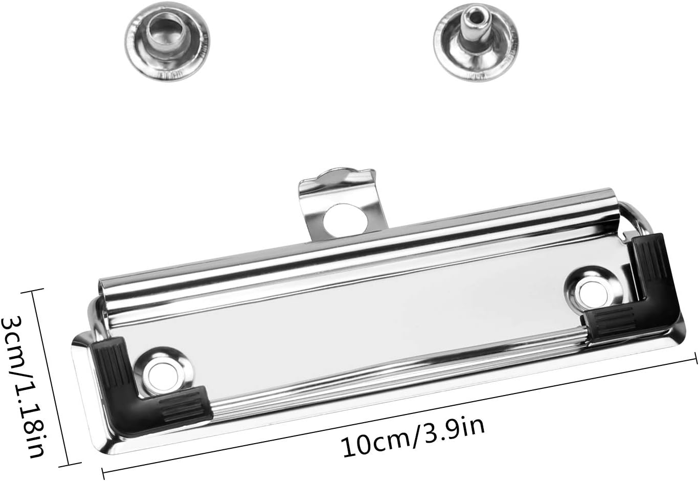 Meetory 10 Pack Mountable Clipboard Clips,Spring Loaded Surface Mount ...