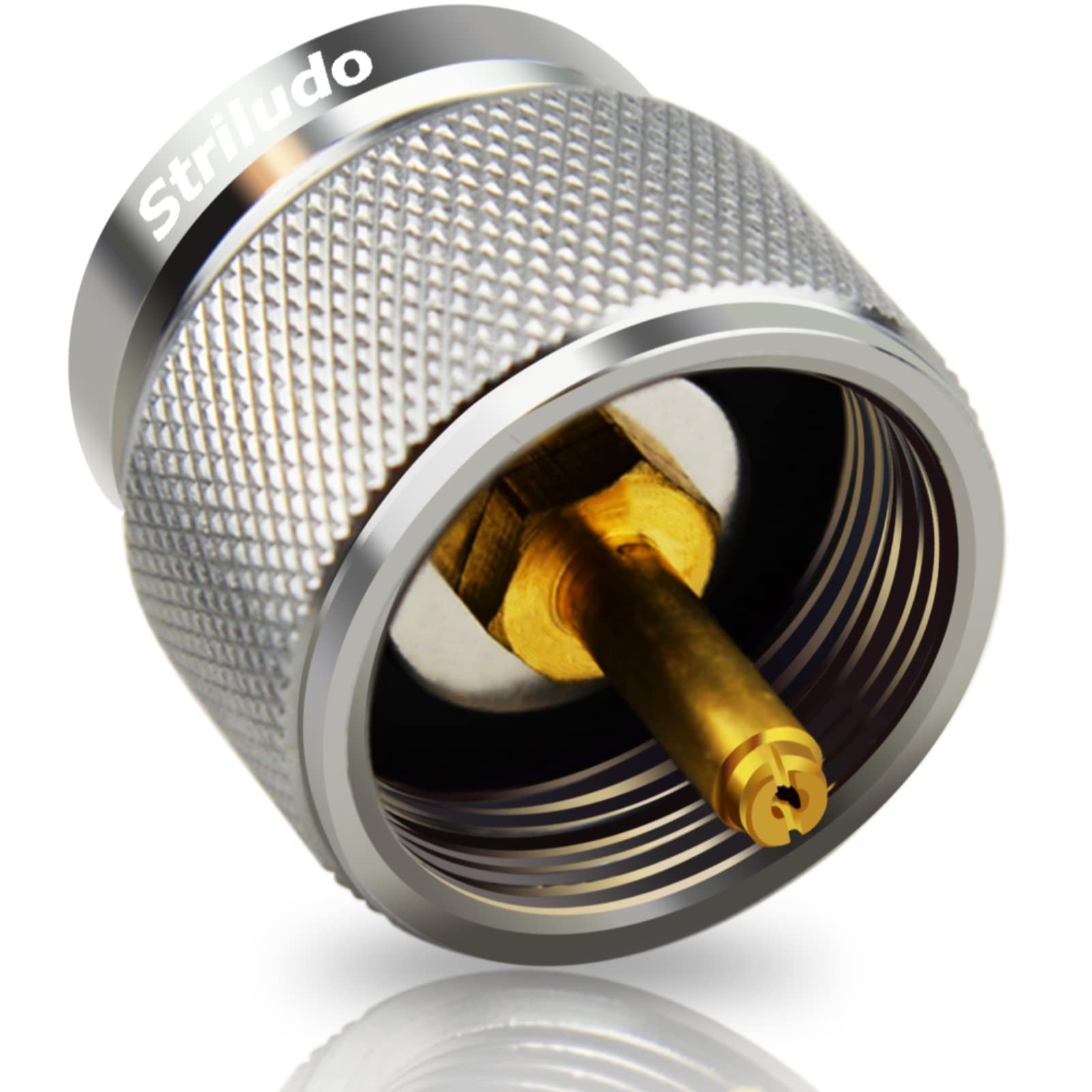 Striludo Propane to Butane Adapter, Camping Stove Adapter,1 Lb Propane ...