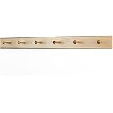 Amazon.com: White Shaker Peg Rack - Solid Maple Peg Hook Rack - Wooden ...