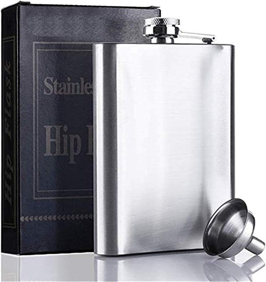 Fiole Hommes Flasque Portable Entonnoir MUXItrade Flasque Alcool 8OZ ...