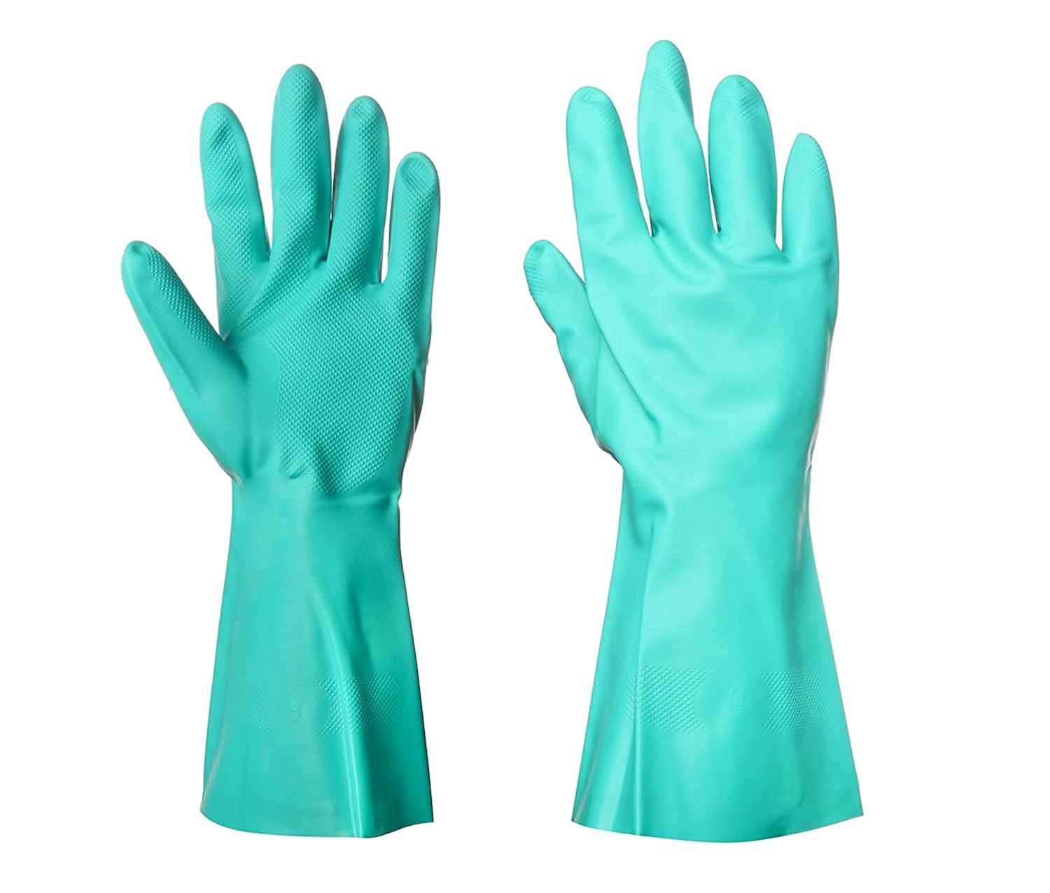 AASONS Nitrile Chemical Safety Hand Gloves Solvent/Oil and Fat/Chemical ...