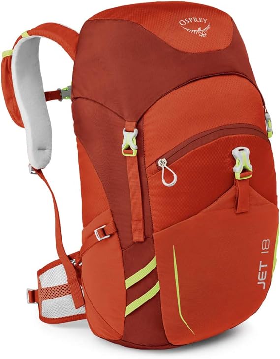 Osprey Jet 18 Wanderrucksack für Kinder, unisex - Strawberry Red (O/S ...