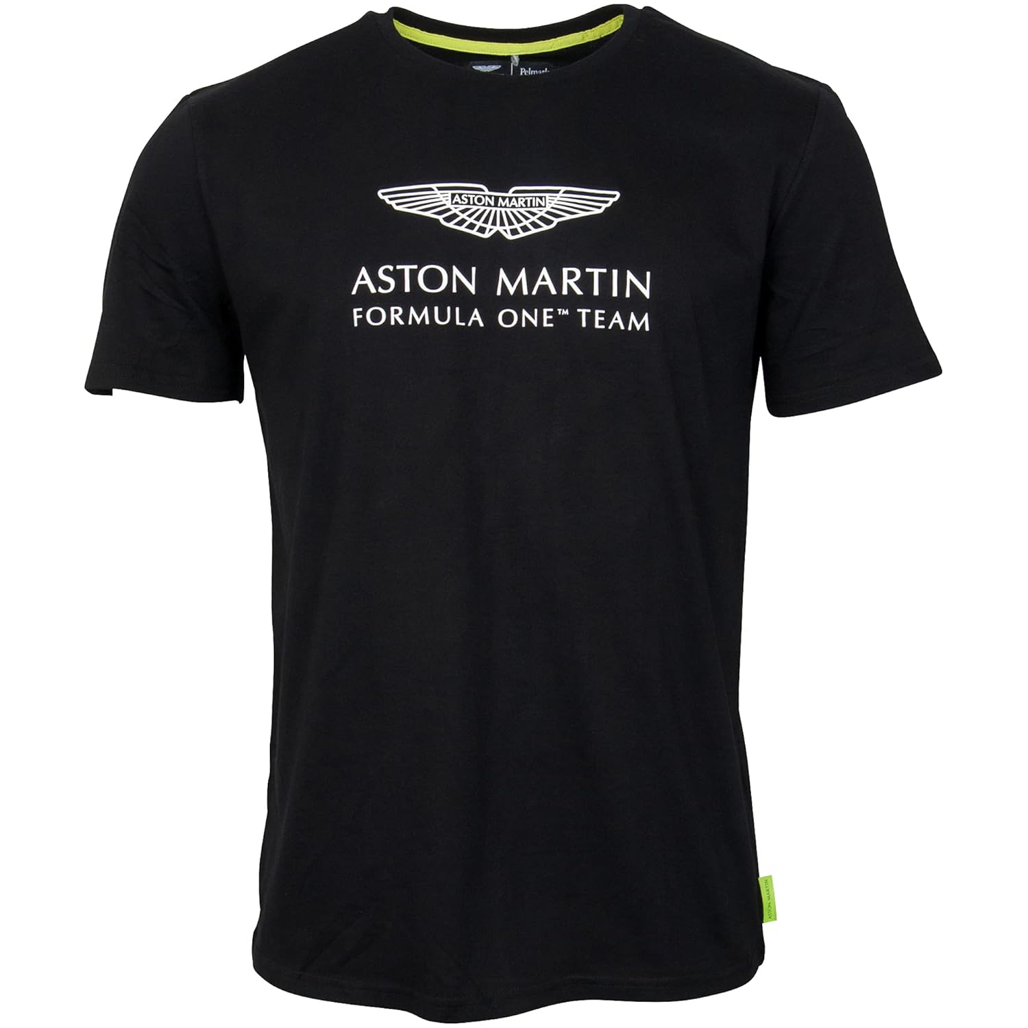 Buy F1 Aston Martin Men's Essential Logo T-Shirt, Black, Emerald, Small ...