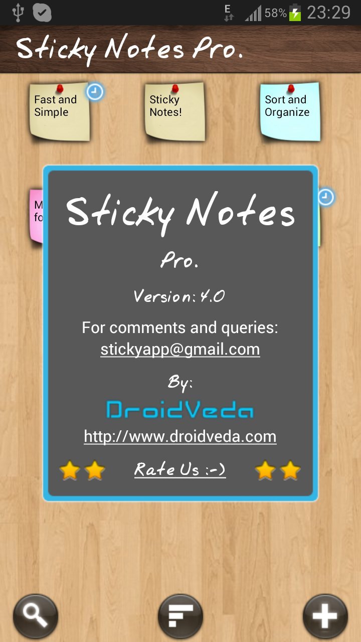 Sticky Notes Pro !:Amazon.fr:Appstore for Android