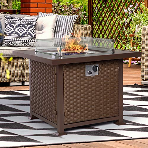 U-Max 44In Outdoor Propane Gas Fire Pit Table at Janelle Mayo blog
