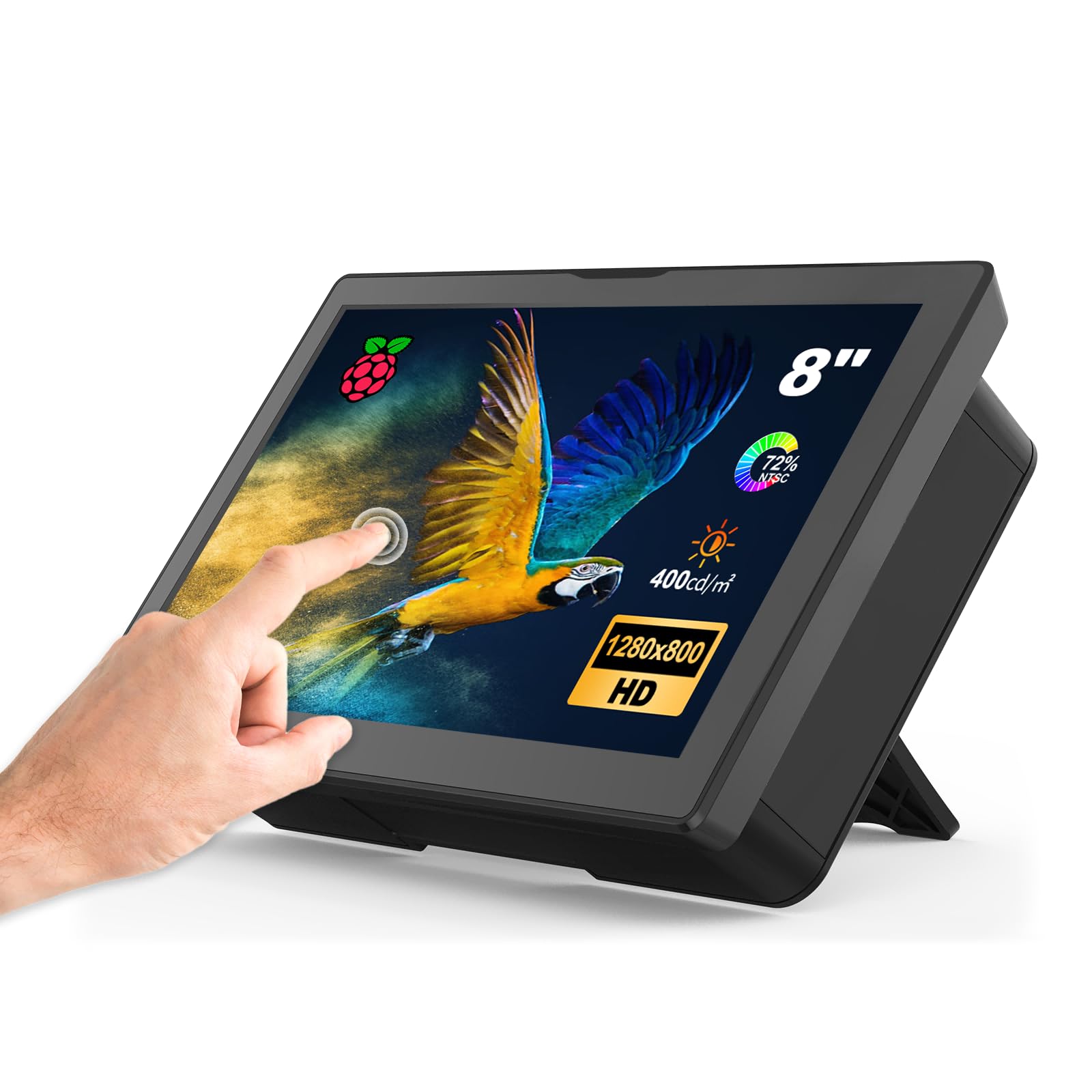 Mua Touchscreen Monitor 8 Inch, HD 1280×800 16:9 IPS Screen HDMI ...