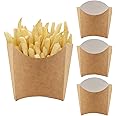 Amazon.com: HOIGON 100 Pack 5.5 oz French Fry Holder Bulk, Brown Paper ...