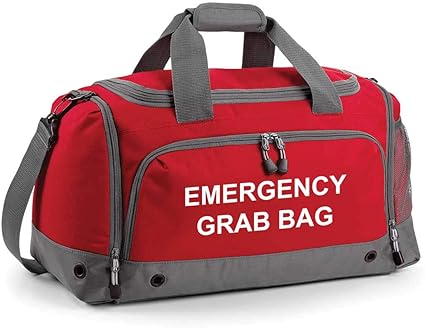 Emergency Grab Bag Printed Home Evacuation & Car Winter Safety Kit ...