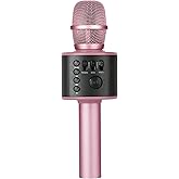 Amazon.com: Core Innovations Wireless Bluetooth Karaoke Microphone with Built-in Speakers + HD ...