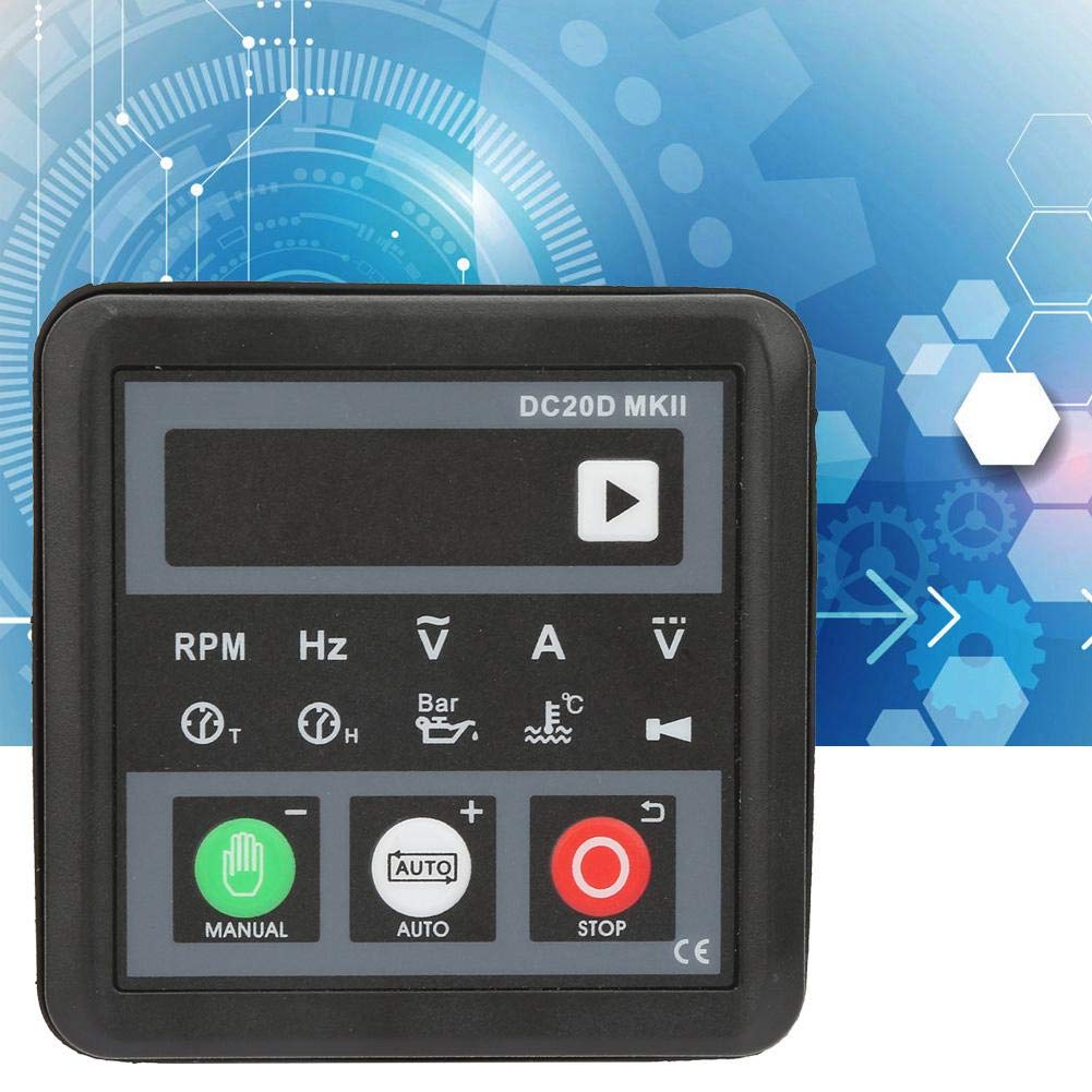 Electronic Generator Controller Module Control Panel for Diesel Engine or Generator Low Battery ...