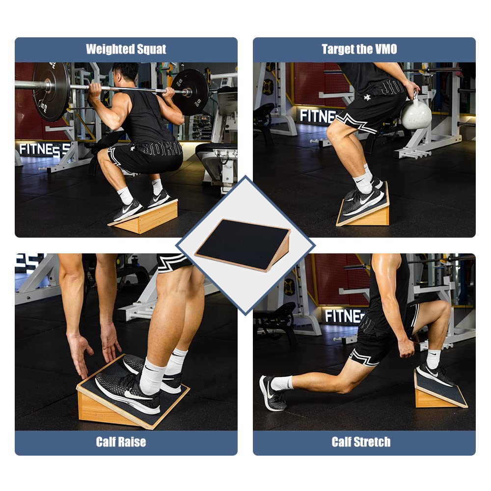 Mua StrongTek Slant Board for Knees Over Toes, Training Incline Board ...