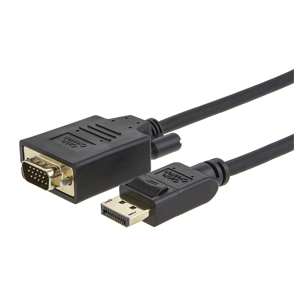 Amazon.in: Buy CableCreation DP to VGA Cable, 6FT Displayport to VGA ...