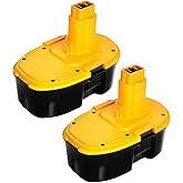 Amazon.com: 18V Replacement Battery for DeWALT: 18 Volt 5.0Ah XRP DC9096 Ni-Mh Batteries ...