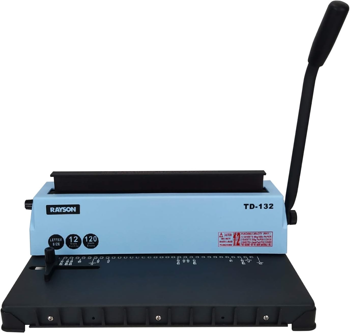 Rayson TD-132 Engargoladora Wire 3:1 (12 hojas, 120 hojas, con ...