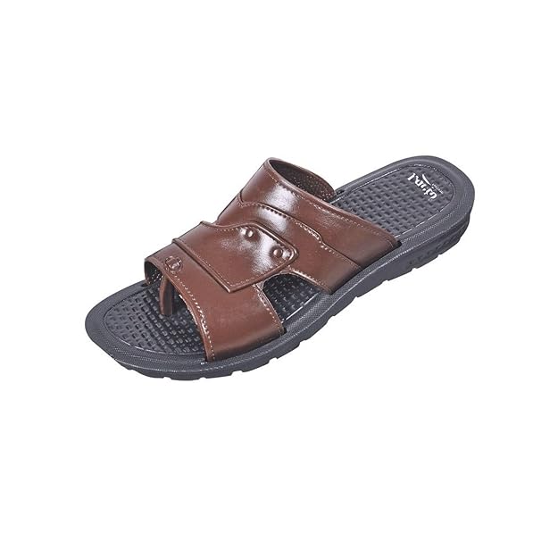 Buy Lacto Aldo Men's Rubber Slipper (Brown_9) at Amazon.in