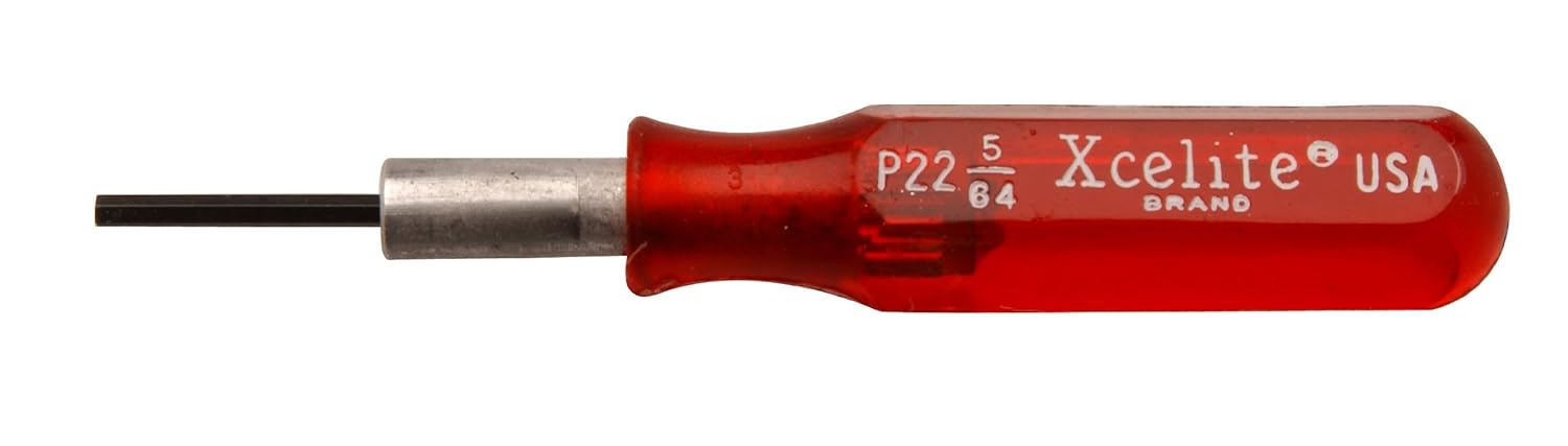 Xcelite P22 Compact Allen Hex Socket Screwdriver, 5/64-Inch Head, 3-1/2 ...