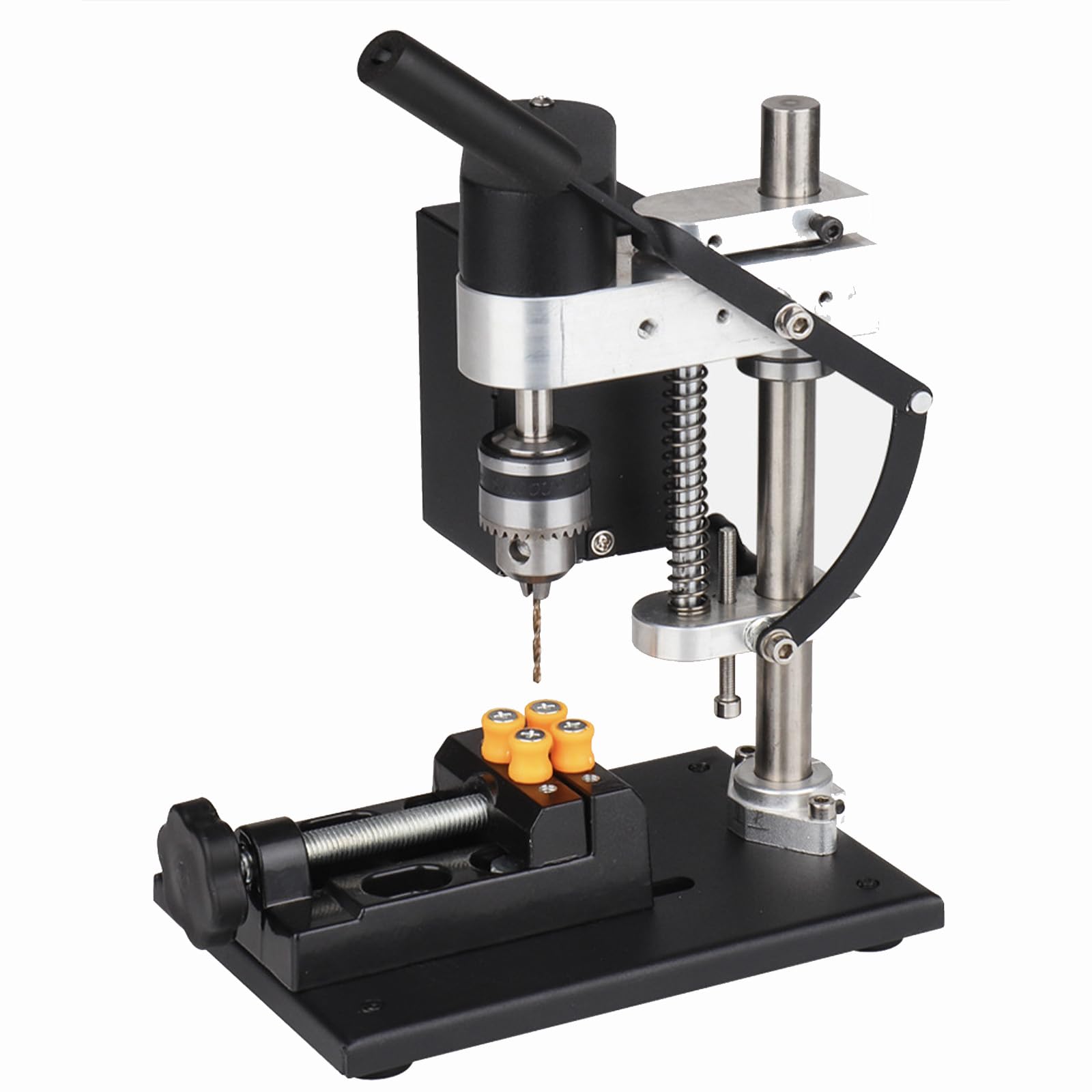 Mini Bench Drill Press, 6 in Benchtop Column Drilling Machine ...
