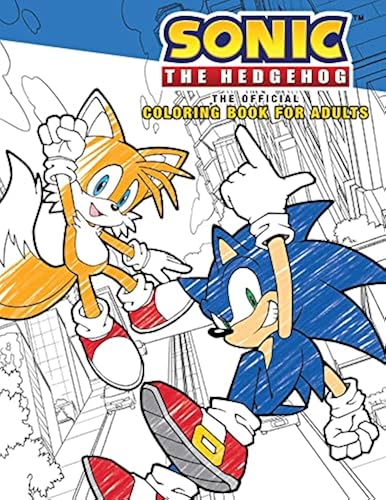 Sonic the Hedgehog: The Official Adult Coloring Book in Oman | Whizz ...