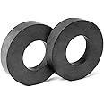 Amazon.com: Ferrite Ring Magnet,2.75In Dia, Heavy Duty Round Ceramic Disc Magnets with Hole for ...