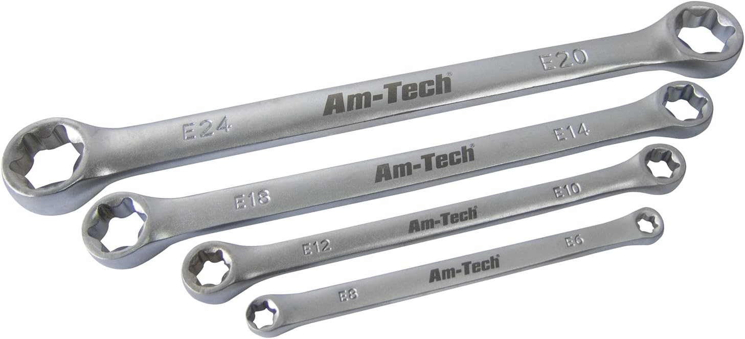 Amtech K1395 4Pc E Torx Spanner Set, Clear: Amazon.co.uk: DIY & Tools