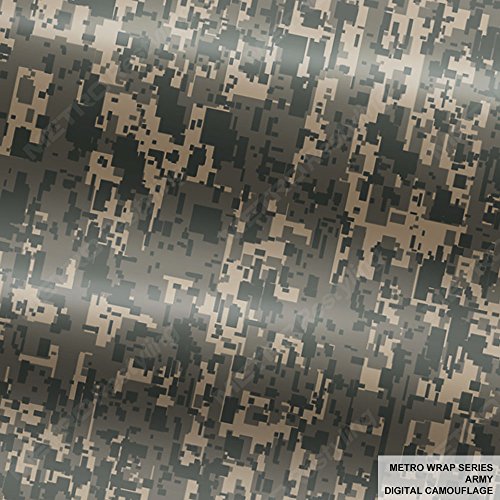 Metro Wrap Series Army Digital Camouflage 5ft x 2ft (10 sq/ft) Camo ...