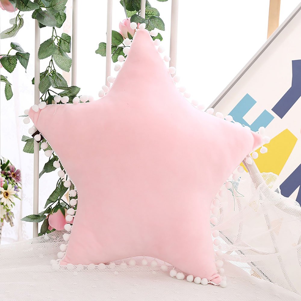 LED Star Pillow Cushions Glowing LED Night Light Star Shape Plush ...