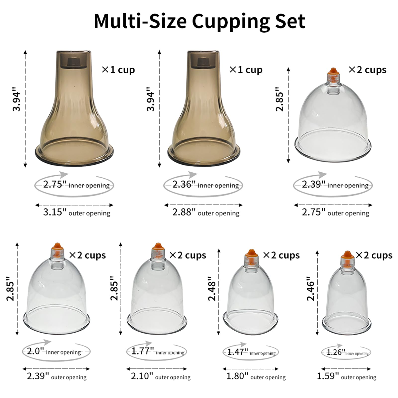 Mua Cupping Set - Cupping Therapy Set w/ 12 Massage Cups for Pain ...