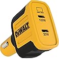 Amazon.com: DEWALT Heavy Duty USB C Car Charger, 120W 2-Port PD 3.0 ...
