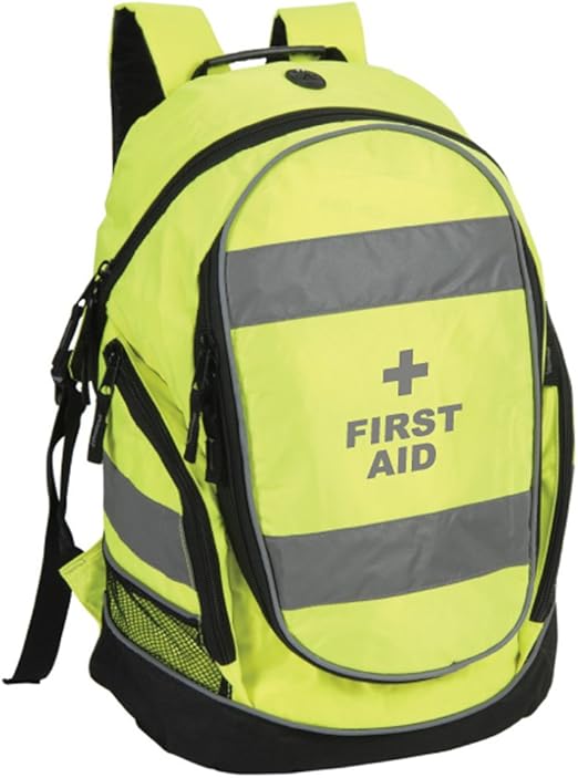 First Aid Hi-Vis Rucksack for First Responder, Paramedic, Ambulance ...