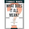 Amazon.com: What Does It All Mean?: A Very Short Introduction to ...