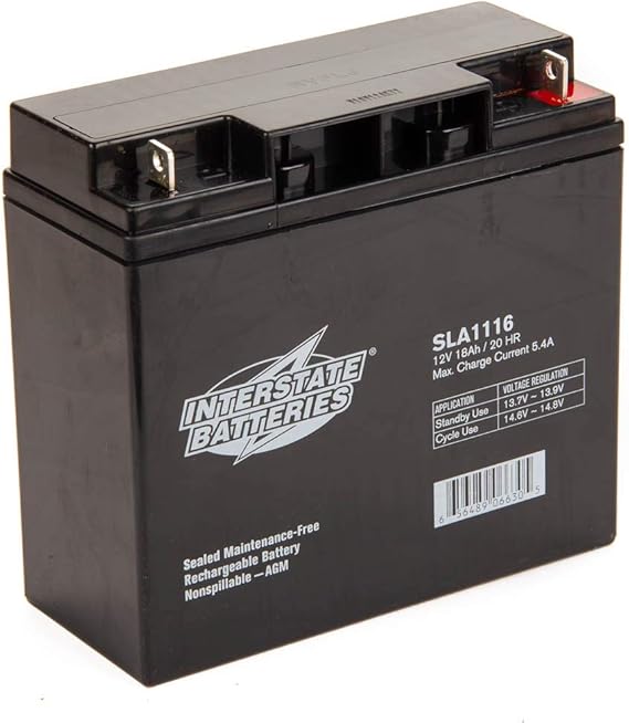 Interstate Batteries SLA1116 Lead_Acid_Battery, Air Conditioning ...
