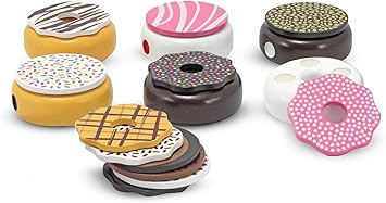 Melissa & Doug Wooden Doughnuts: Amazon.co.uk: Toys & Games