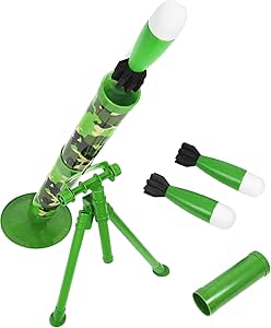 TeganPlay Toy Mortar Launcher for Kids Rocket Shooting Blaster Military ...