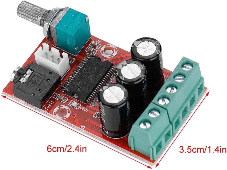 12W Dual Channels Digital Power Amplifier Board Car Stereo AMP Module ...
