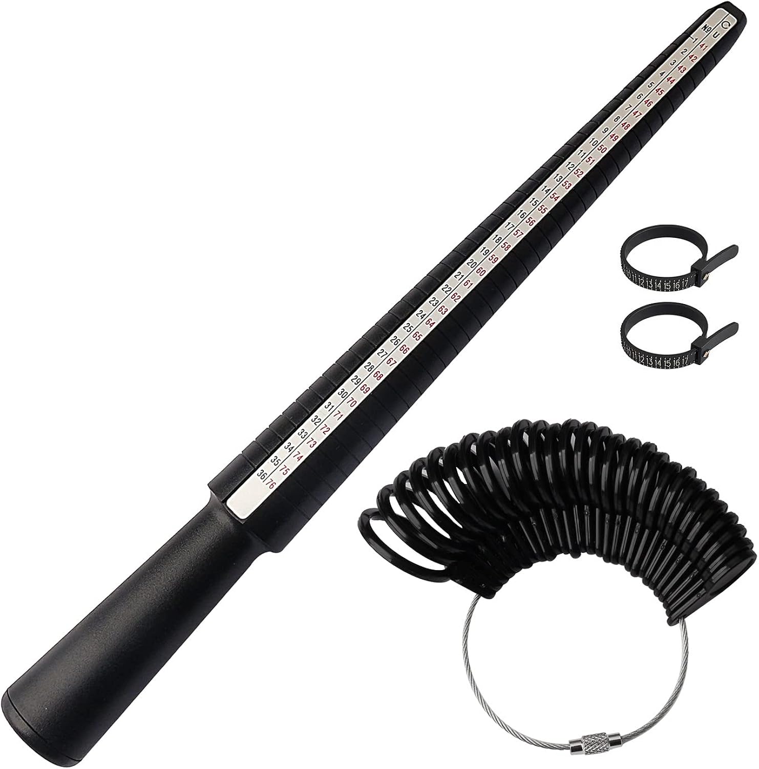 Baguier, Mesurer Taille de Doigts Baguier Calibreur en Métal Jauge ...