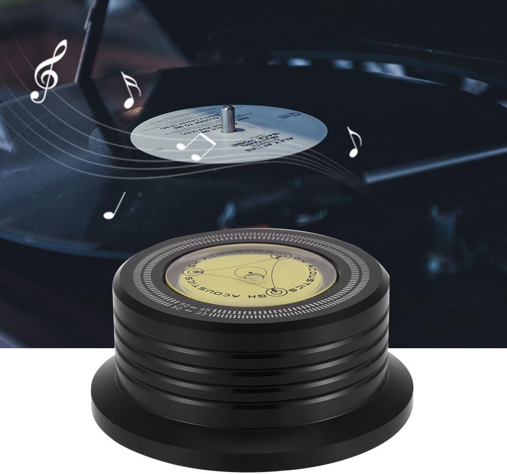 Goshyda LP Record Stabilizer, 50Hz Turntable Disc Record Stabilizer ...