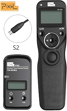 Amazon.com : Pixel TW-283/S2 Wireless Shutter Release Timer Remote Control for Sony Digital ...