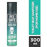 Pee Safe Toilet Seat Sanitizer Spray - 50 ml (Mint) (Pack of 3): Amazon ...