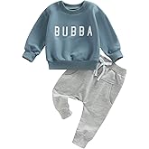 Amazon.com: Sprifallbaby Infant Baby Boy Clothes Set Letter Christmas Tree Long Sleeve Pullover ...
