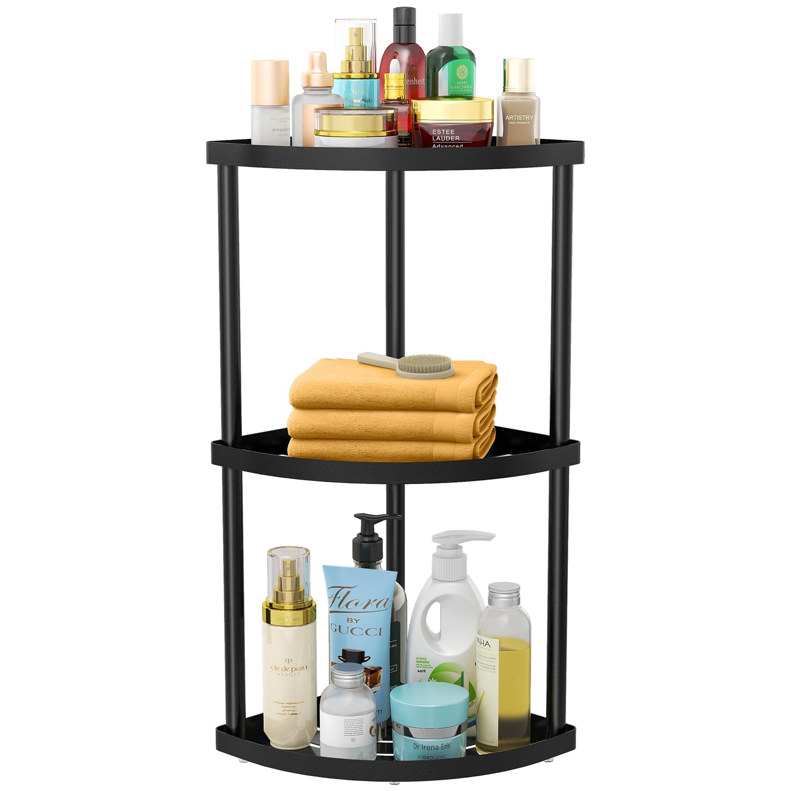 Taaji Standing Shower Caddy Corner, Metal Shower Shelf Caddy Stand ...