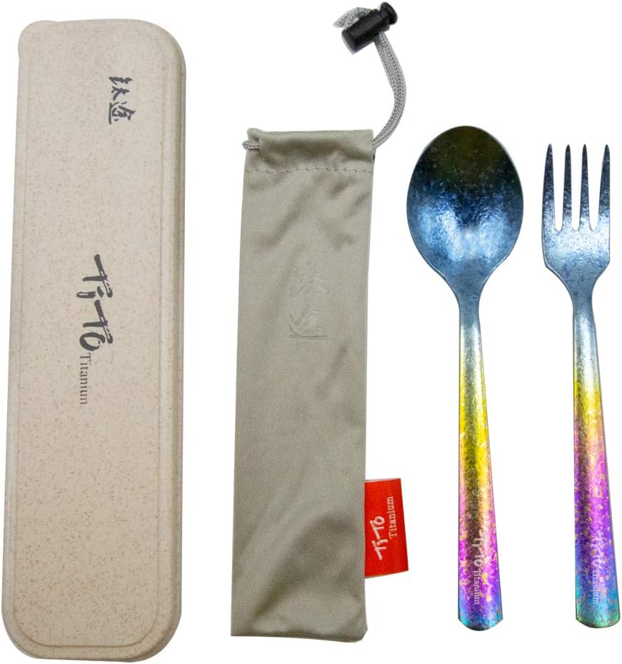 TiTo Titanium Bright Colorful Ultra Lightweight Titanium Camping ...