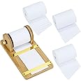 Amazon.com : Bamboo Wooden Paper Roll Dispenser with 36ft Note Paper ...