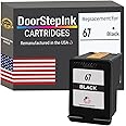 Amazon.com: DoorStepInk Brand for HP 67 (3YM55AN) Color Remanufactured in The USA Ink Cartridge ...