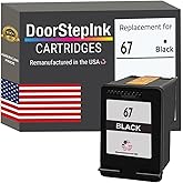 Amazon.com: DoorStepInk Brand for HP 67 (3YM55AN) Color Remanufactured in The USA Ink Cartridge ...