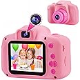 Amazon.com: PROGRACE Kids Camera for Girls - Kids Selfie Camera FHD IPS ...