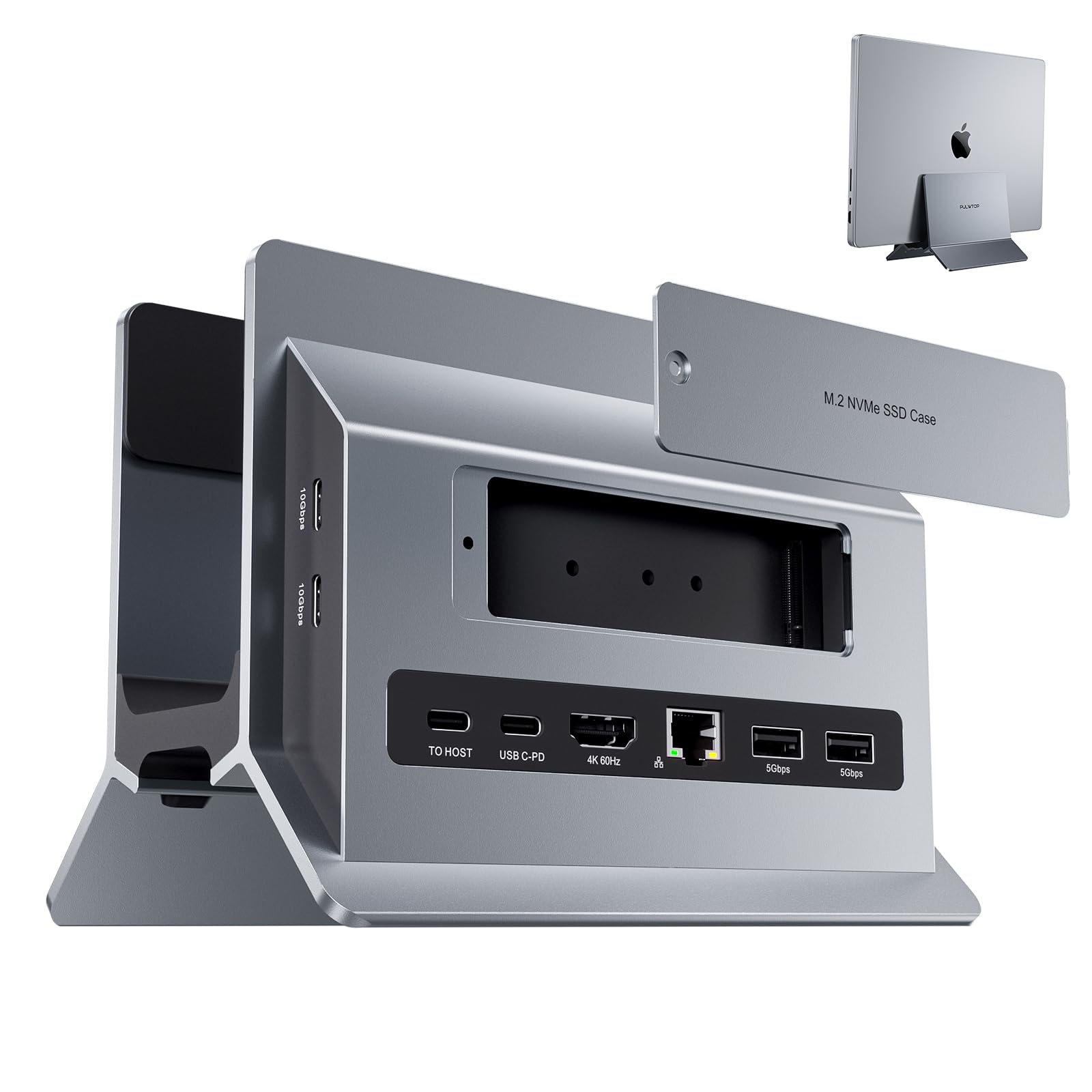 Mua PULWTOP Vertical USB C Docking Station for MacBook Pro Air, Laptop ...