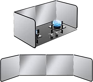 UgyDuky Splatter Guard, 3 Sided/4 Sided Splatter Screens, Foldable ...